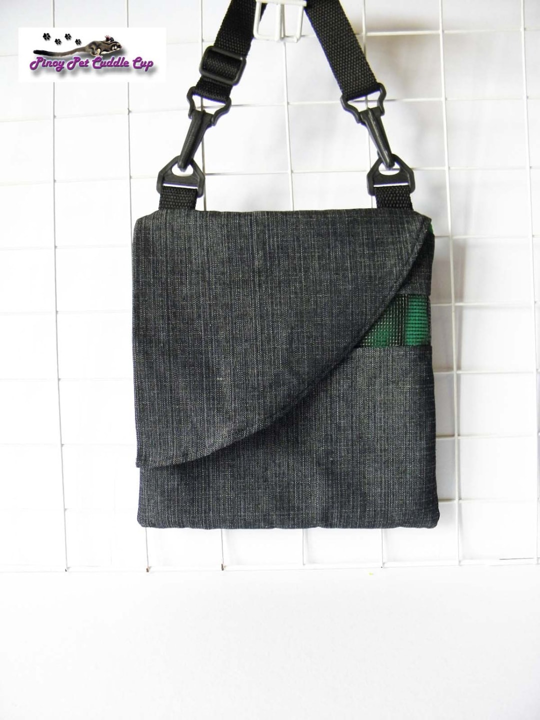 Sugar Glider and Rat Denim Bonding Pouch With Flap and Pocket - Etsy