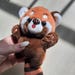 Red Panda Keychain Plush, Keyring Soft Plush Toy Bag Charm, Gift for ...