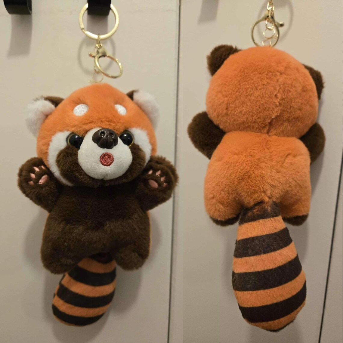 Red Panda Keychain Plush, Keyring Soft Plush Toy Bag Charm, Gift for ...