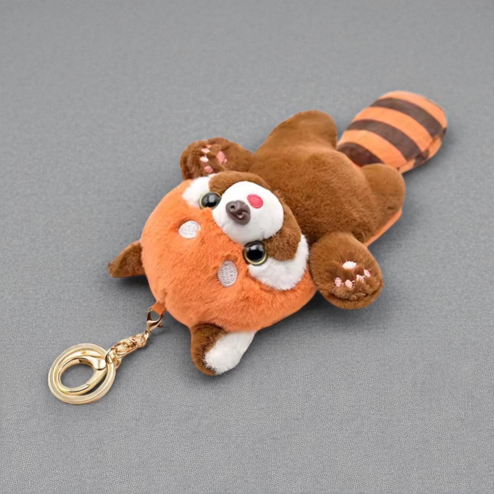 Red Panda Keychain Plush, Keyring Soft Plush Toy Bag Charm, Gift for ...