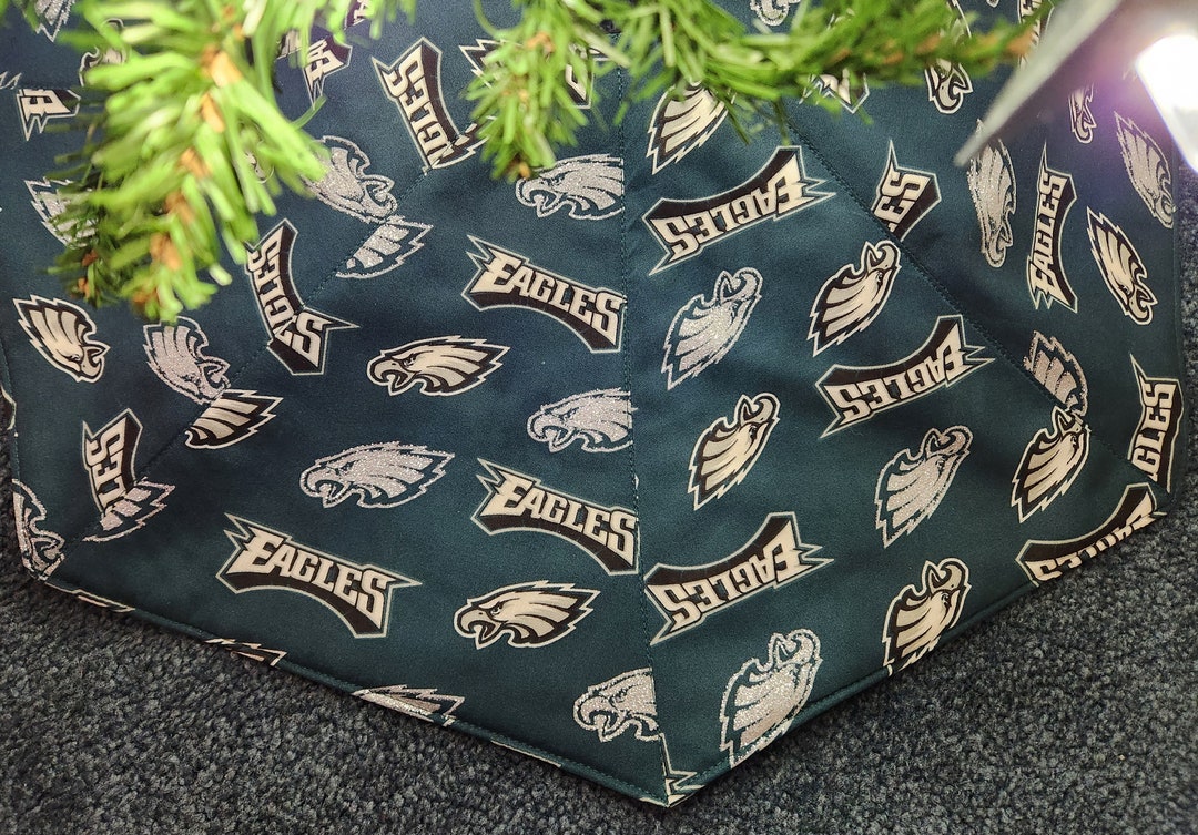 Philadelphia Eagles Christmas Tree Skirt 22 Wide octagon Shape - Etsy