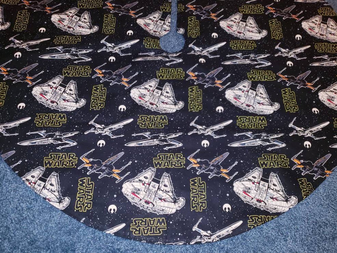 35 New Handmade Star Wars Christmas Tree Skirt. - Etsy