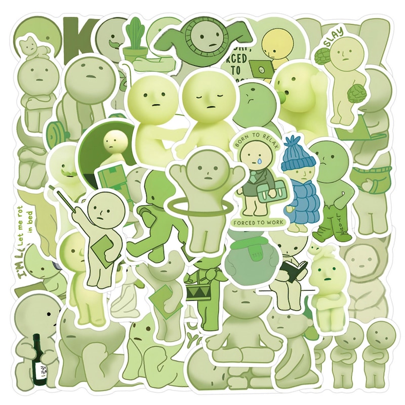 Cute Smiski Laptop Stickers - Etsy