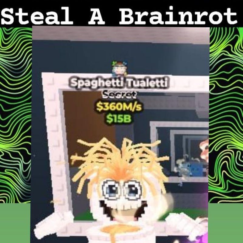 Steal a Brainrot Paper Craft - Etsy