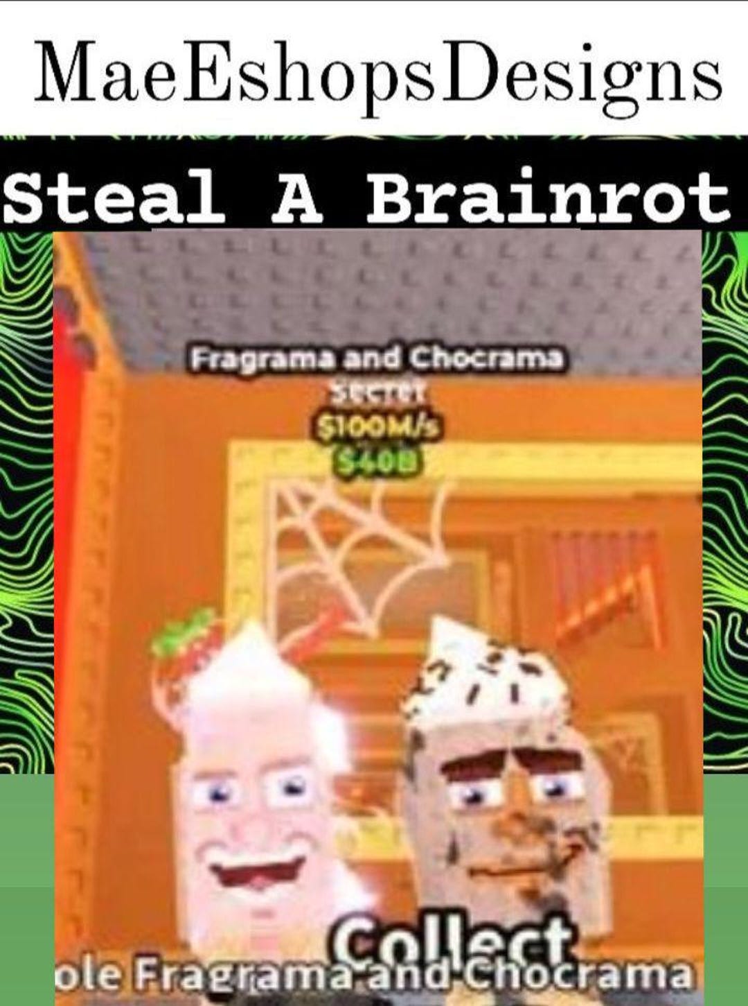 Fragrama and Chocrama | Steal a Brainrot - Etsy UK