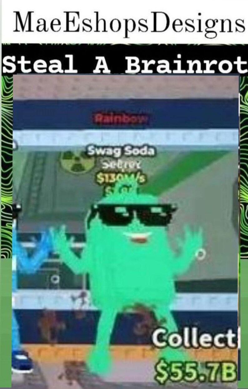 Rainbow Swag Soda | Steal a Brainrot - Etsy