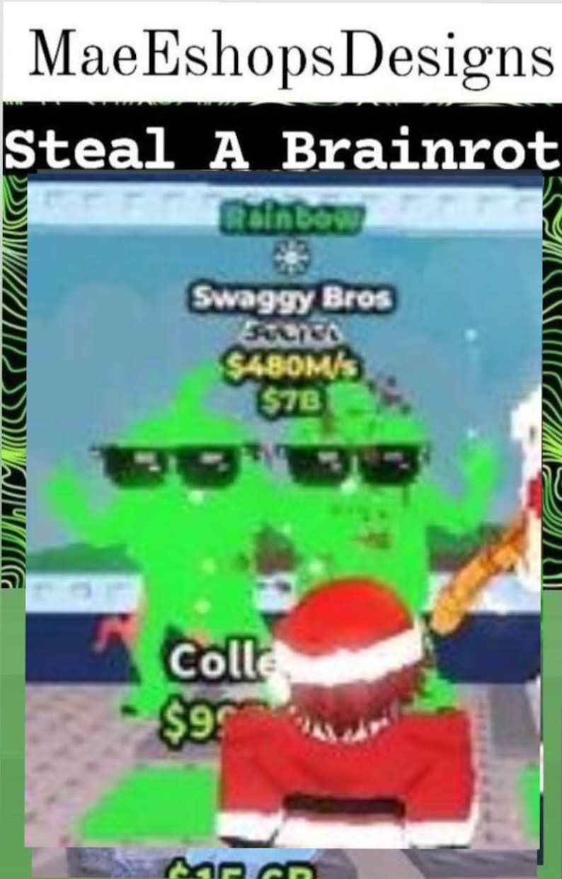Rainbow Swaggy Bros | Steal a Brainrot - Etsy