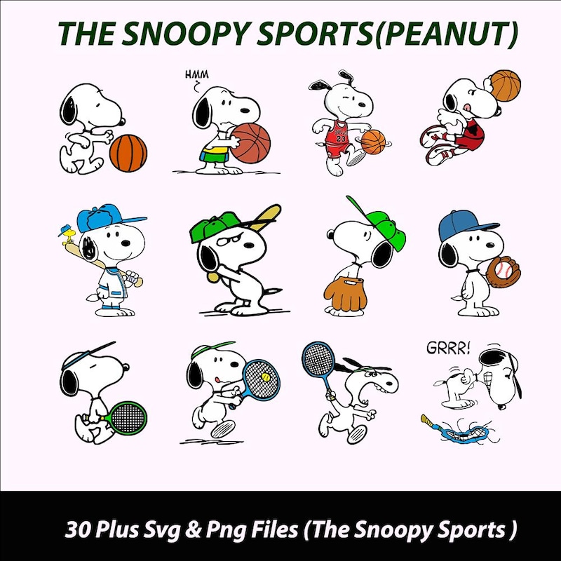 Snoopy Svg - Etsy