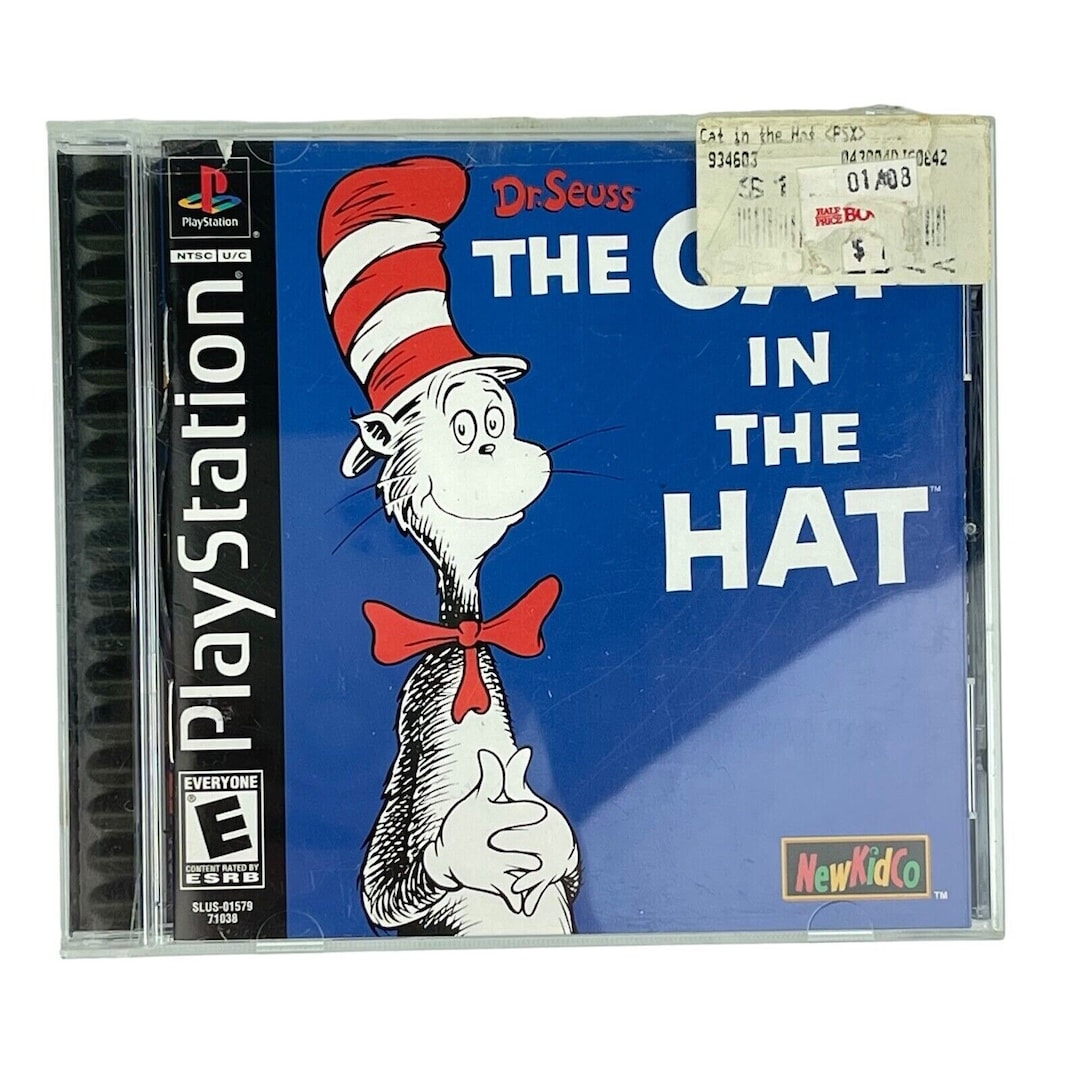 Playstation the Cat in the Hat Video Game Sony PS1 Complete Rated E ...