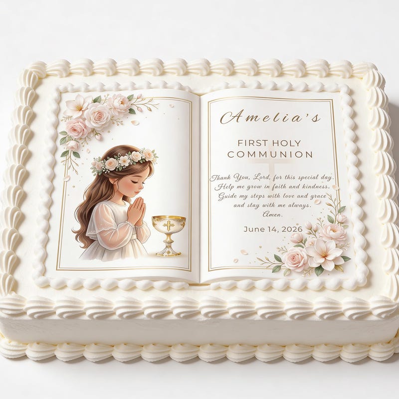 Religious Cake Topper - Etsy UK