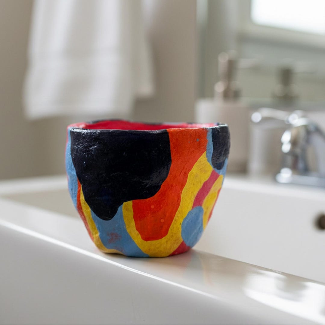 Handmade Decorative Planter Pot Futuristic Minimal Design for Indoor ...