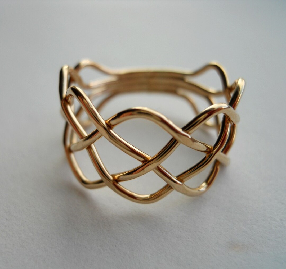 Braid Ring 14k Gold Filled - Etsy