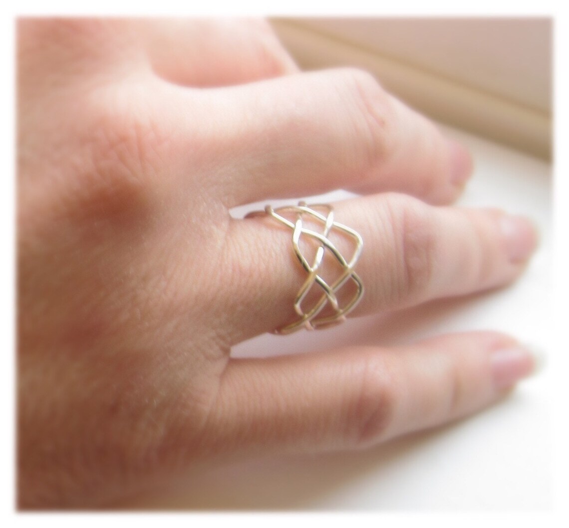 Braid Ring - .925 Sterling Silver - Etsy