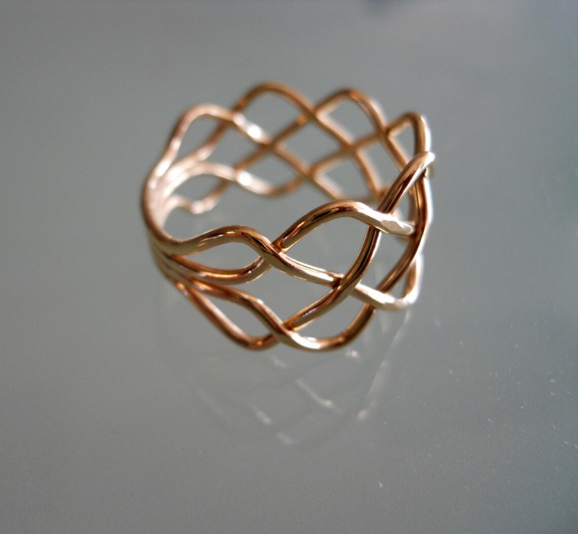 Braid Ring - 14k Gold Filled - Etsy