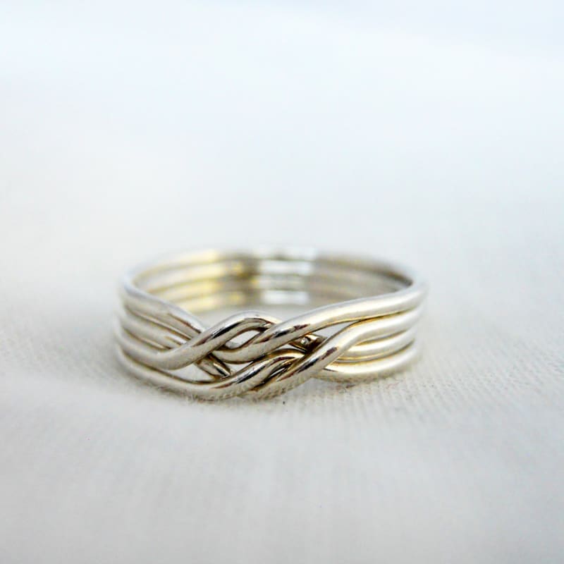 Sterling Puzzle Ring - Etsy