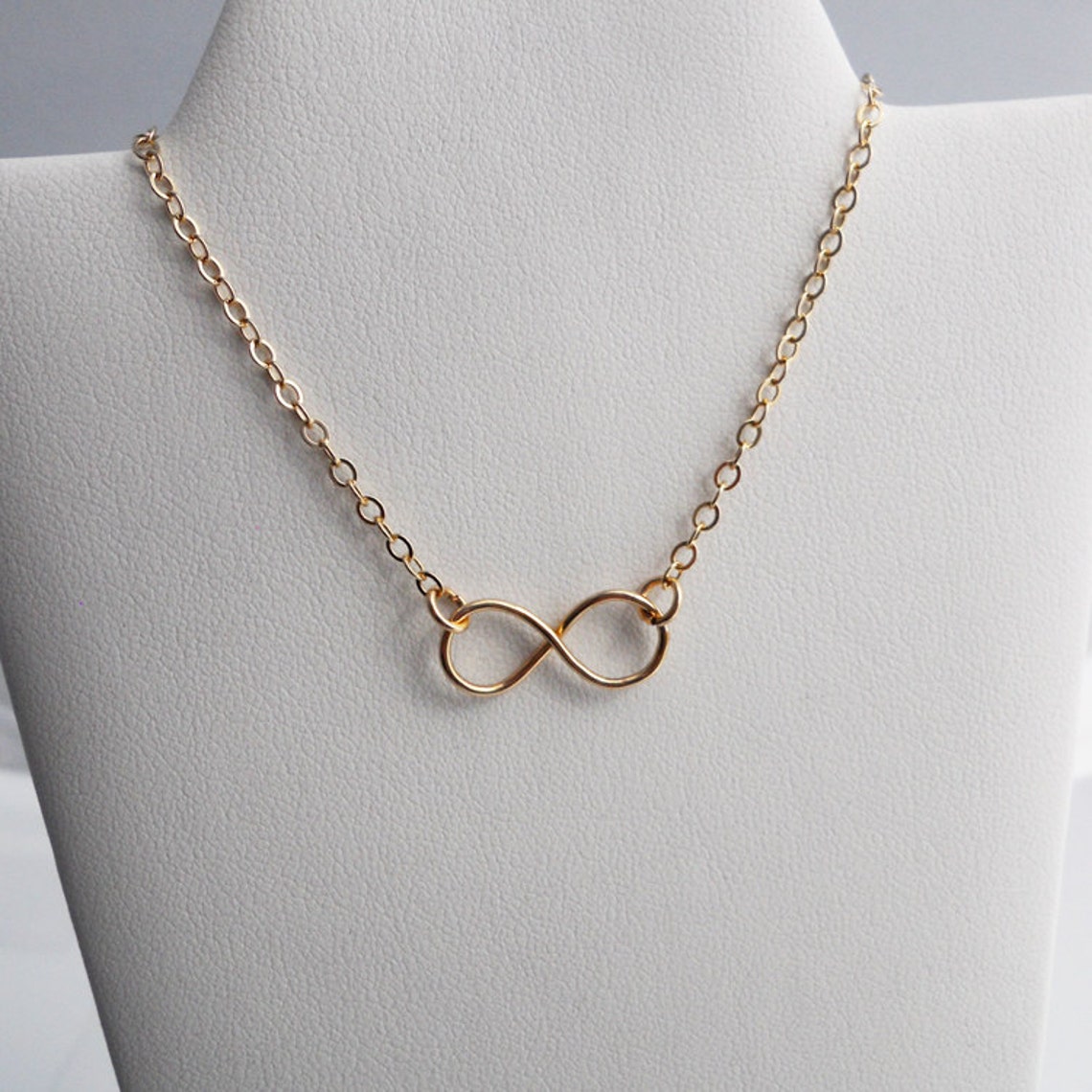 Infinity Necklace Pendant With Chain - Etsy