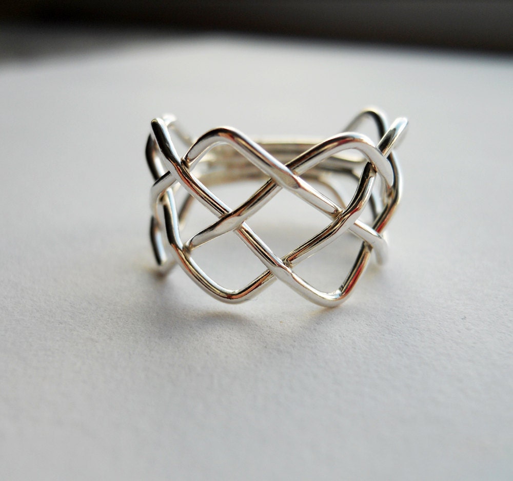 Braid Ring 925 Sterling Silver - Etsy