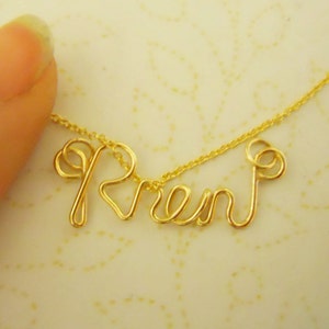 Personalized Name Initial Logo Necklace Pendant Custom - Etsy