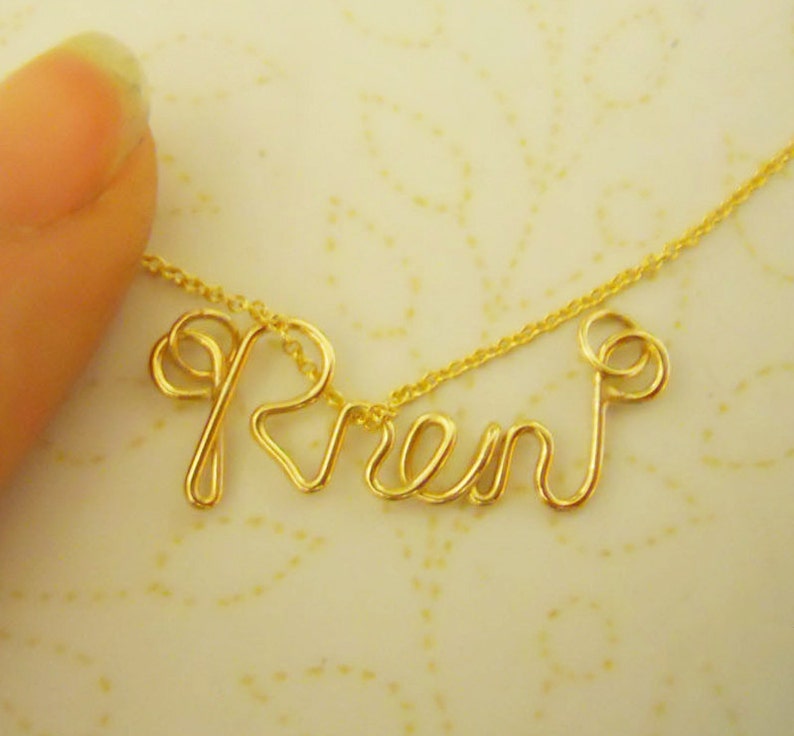 Personalized Name Initial Logo Necklace Pendant Custom - Etsy
