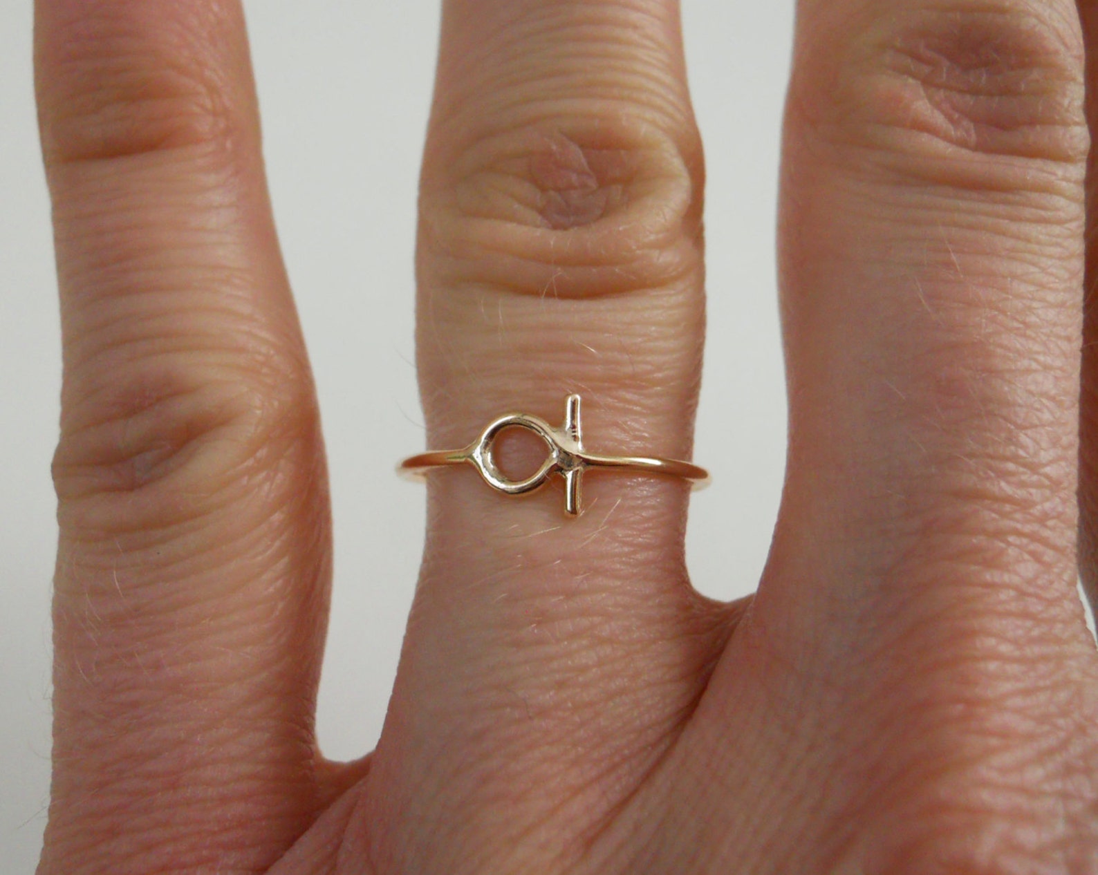 Hieroglyphics Key of Life Ankh Ring - 14k Gold Filled - Etsy