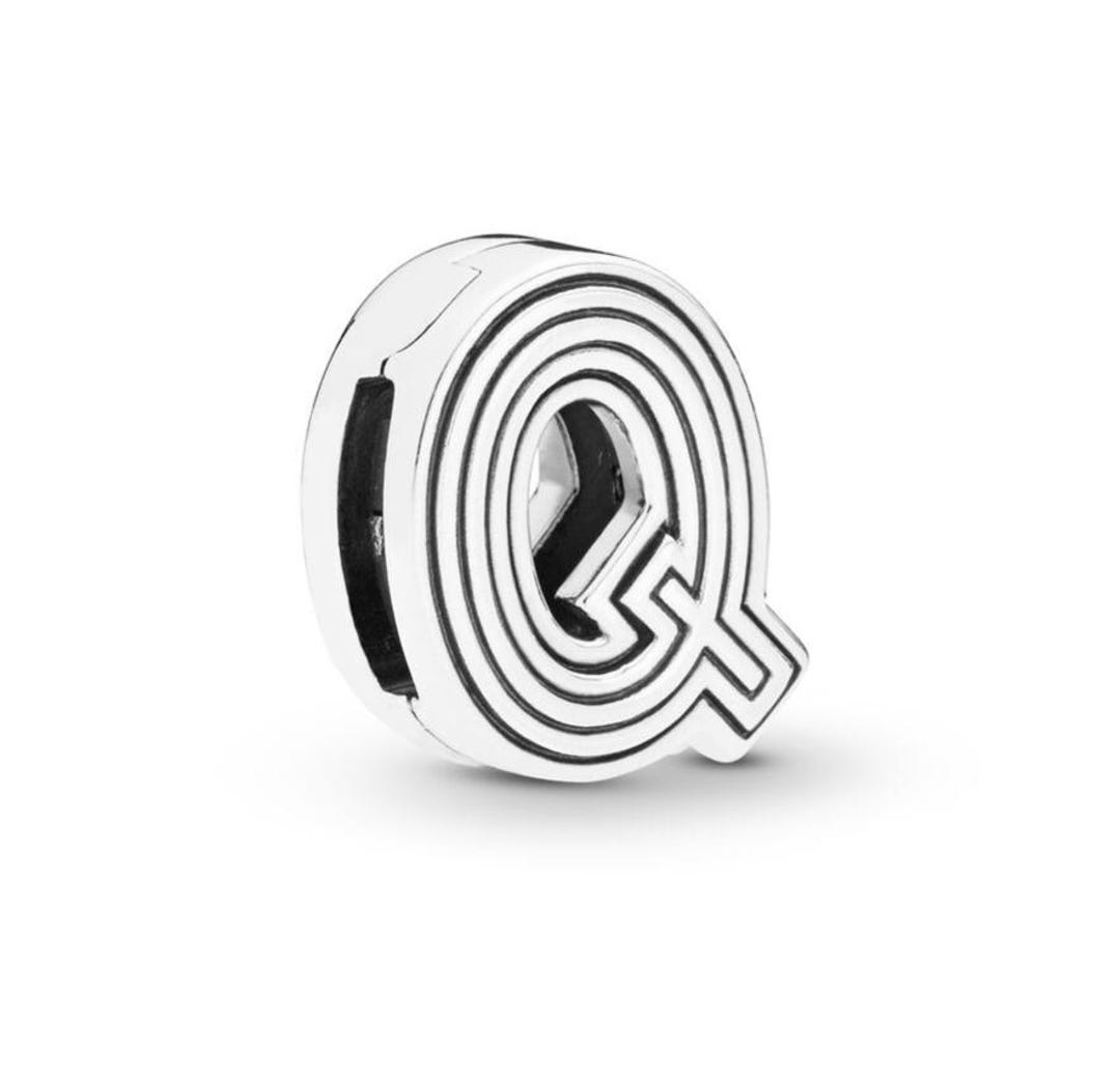 Pandora Alphabet Letter A-z Clip Initial, Symbol Reflexions Charm Ale ...