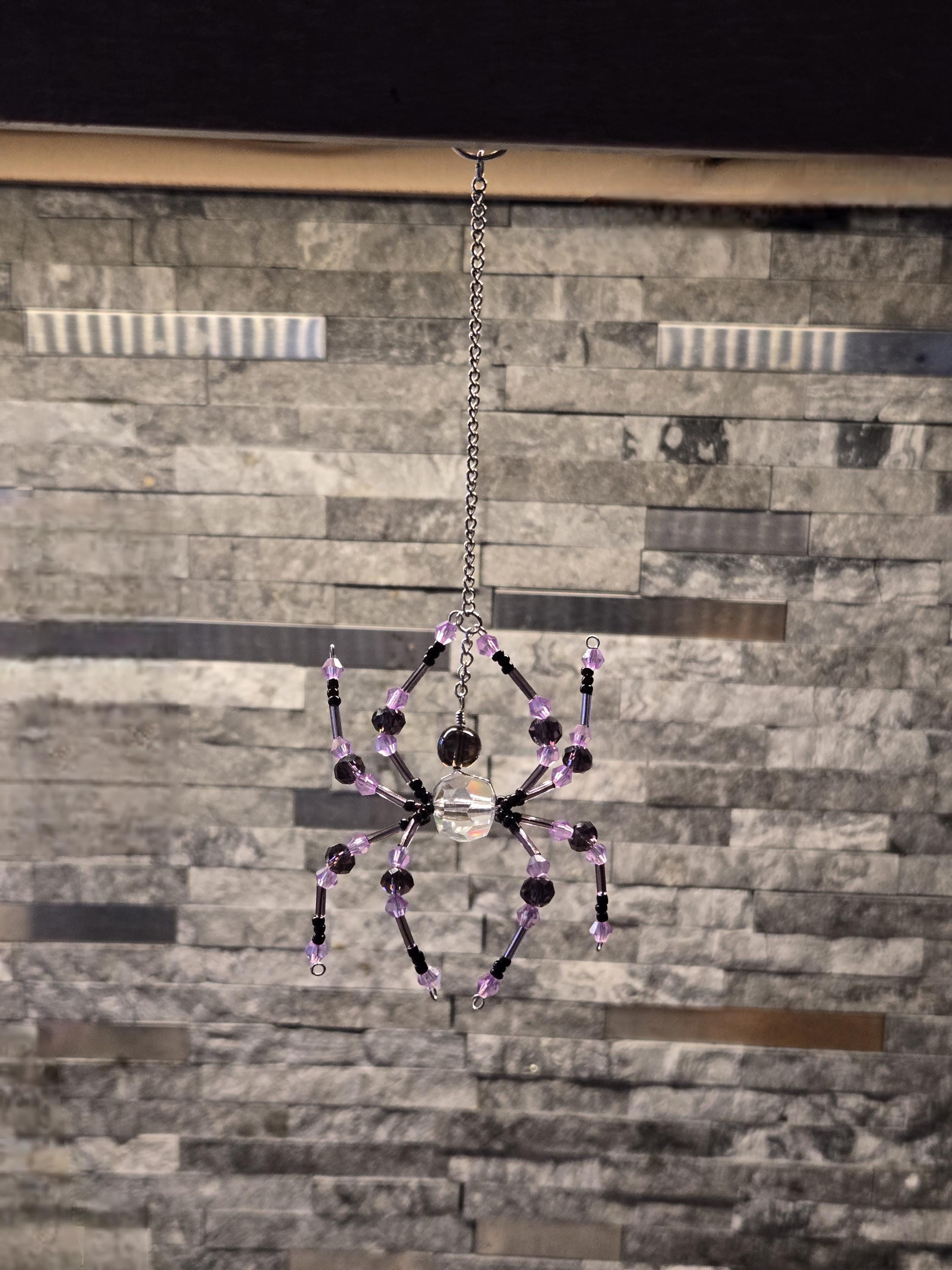 Mini Spider Sun Catcher Charm - Etsy