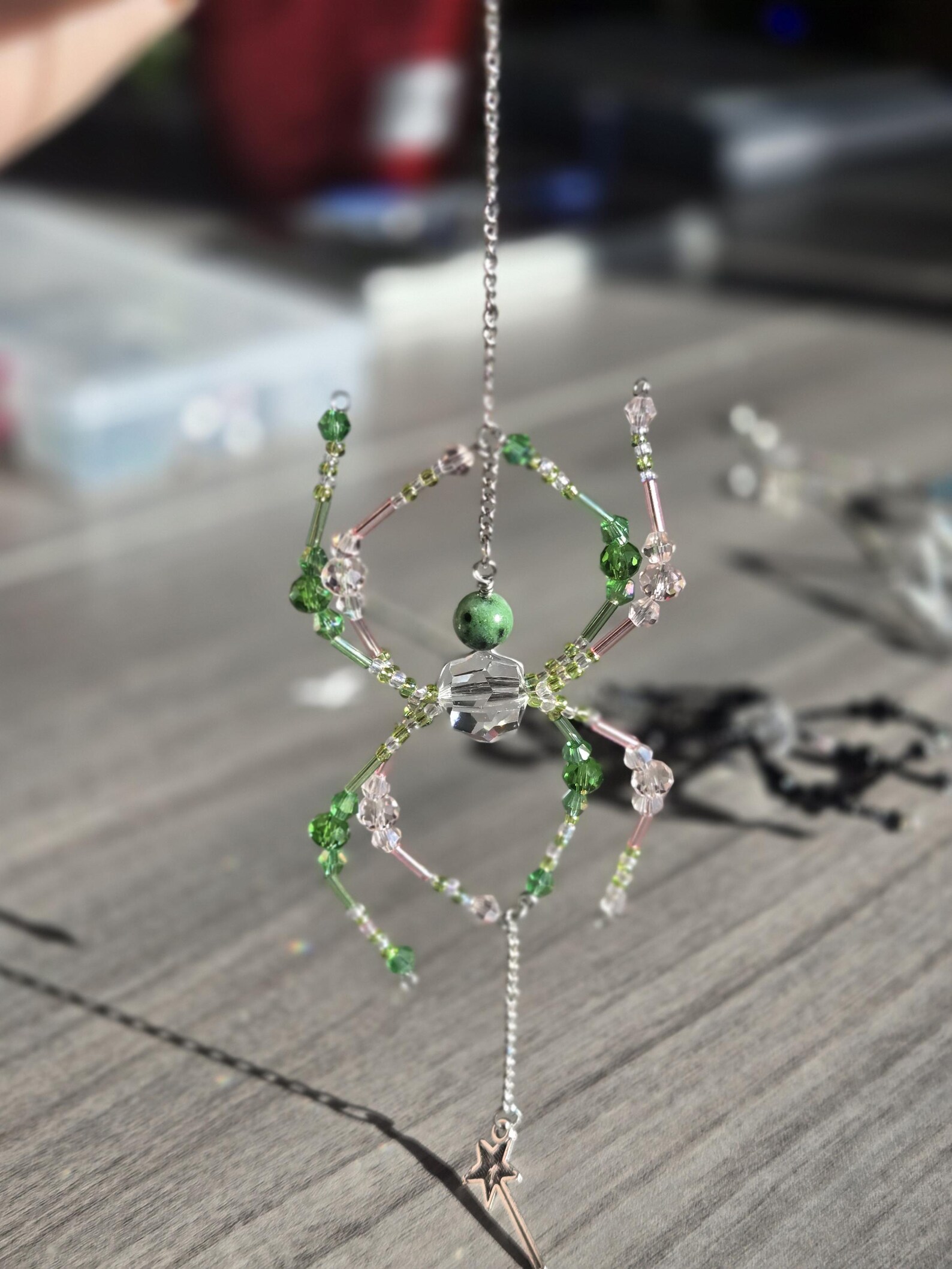 Mini Spider Sun Catcher Charm - Etsy