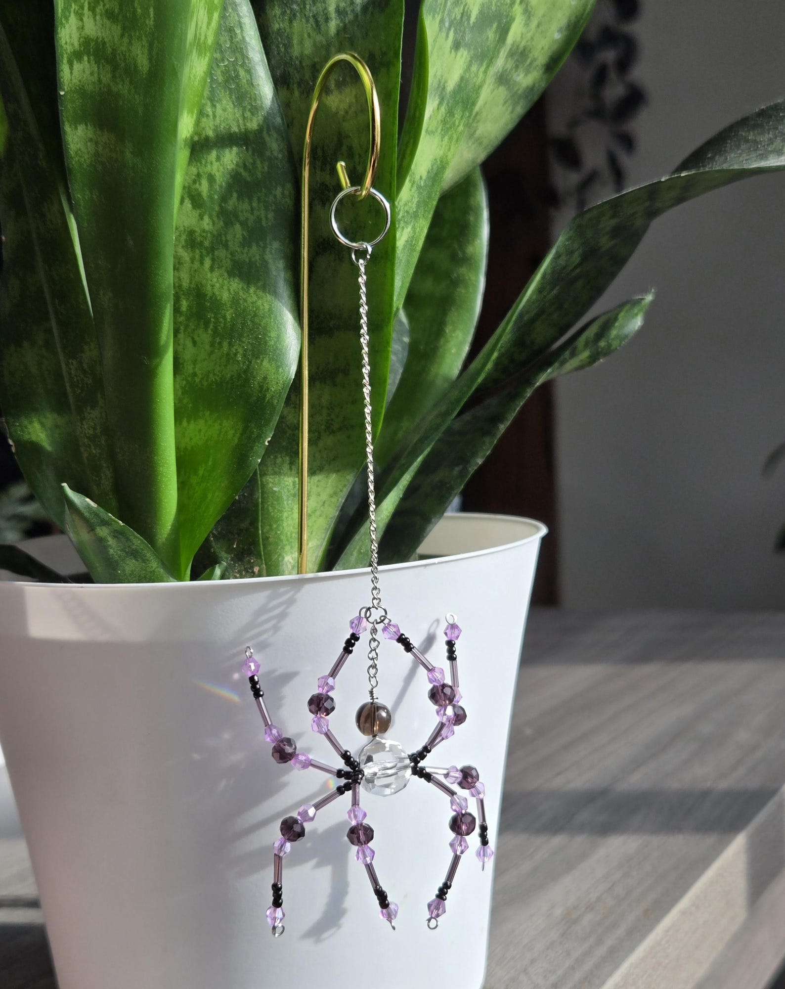 Mini Spider Sun Catcher Charm - Etsy
