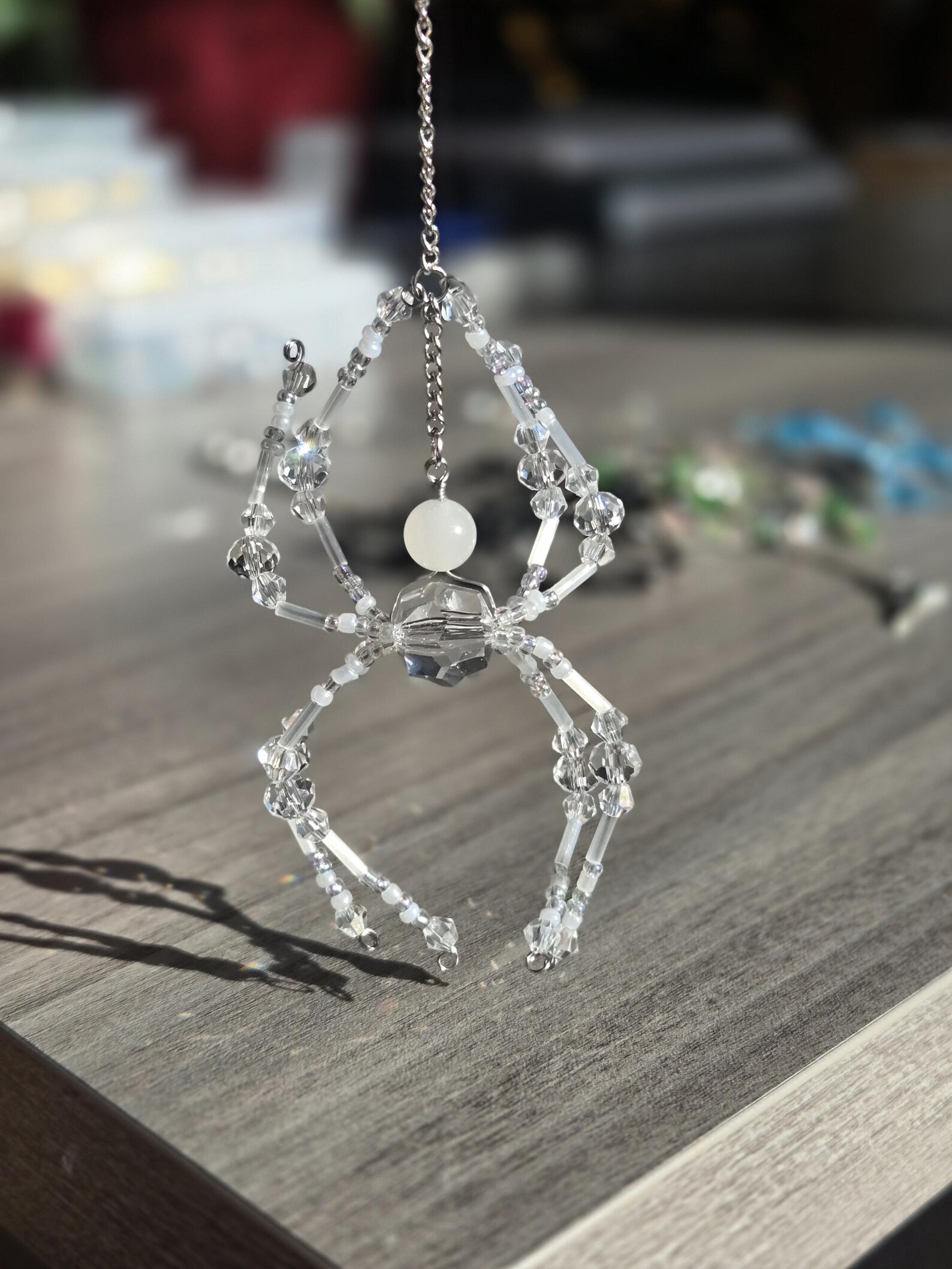 Mini Spider Sun Catcher Charm - Etsy