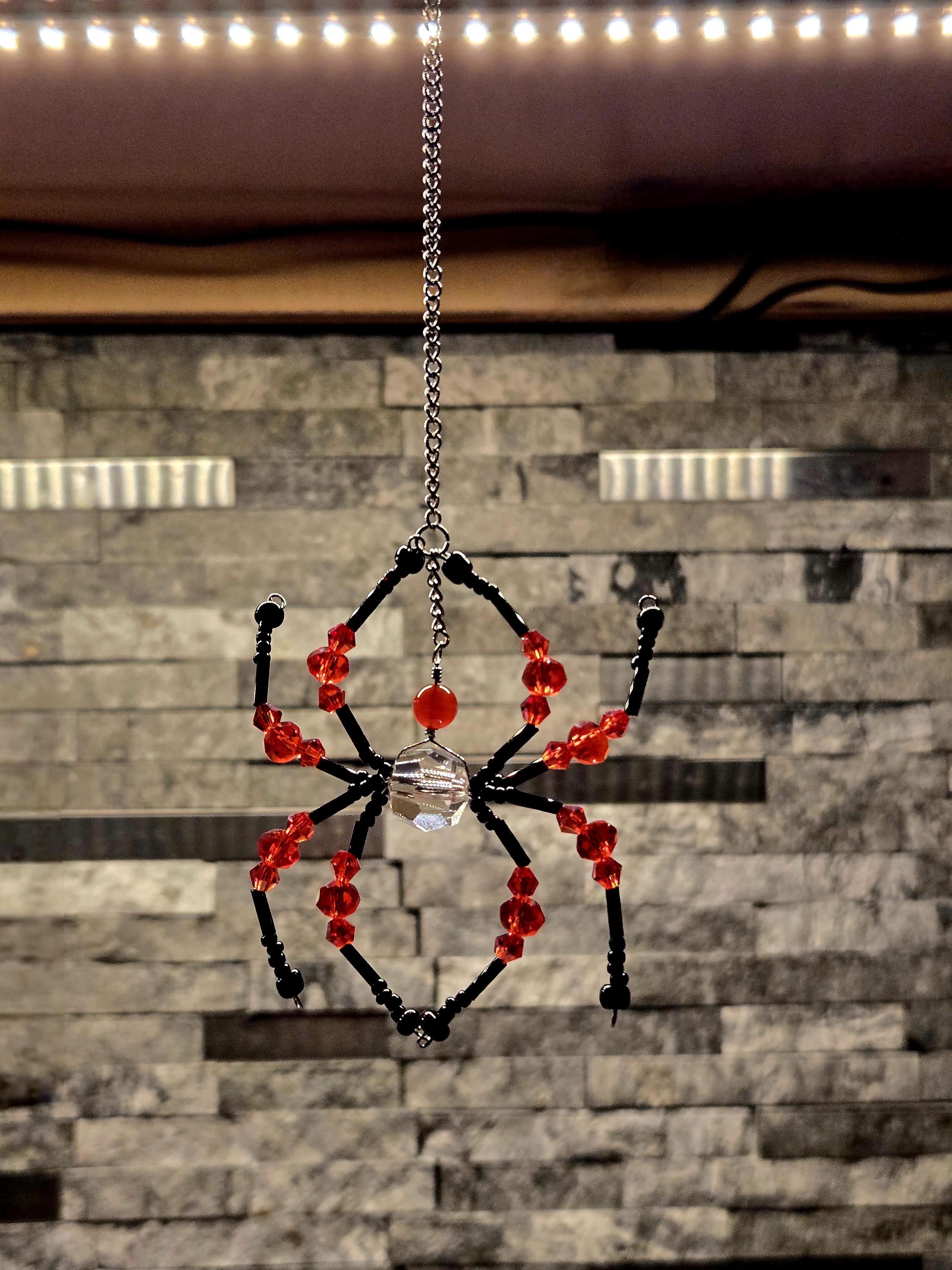 Mini Spider Sun Catcher Charm - Etsy