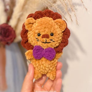 Crochet Pattern Keychain Lion – Сute Amigurumi PDF – Digital Download ...