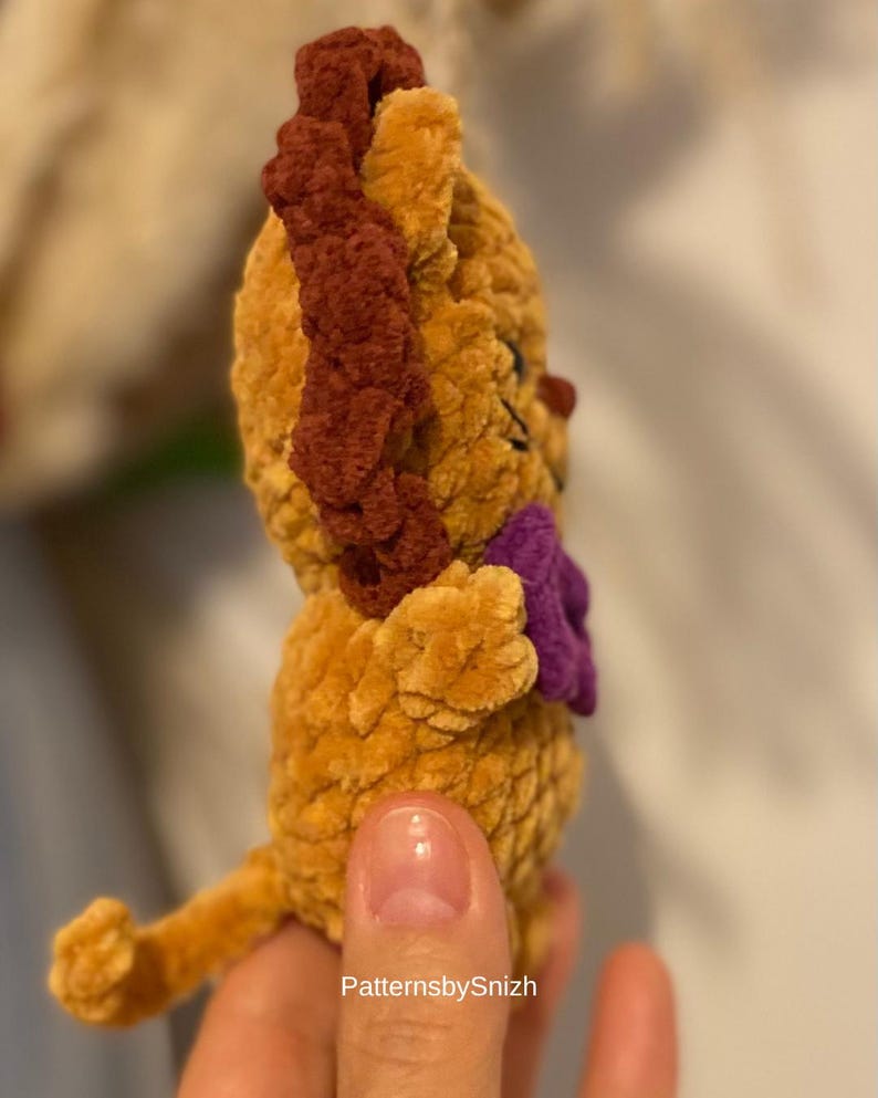 Crochet Pattern Keychain Lion – Сute Amigurumi PDF – Digital Download ...