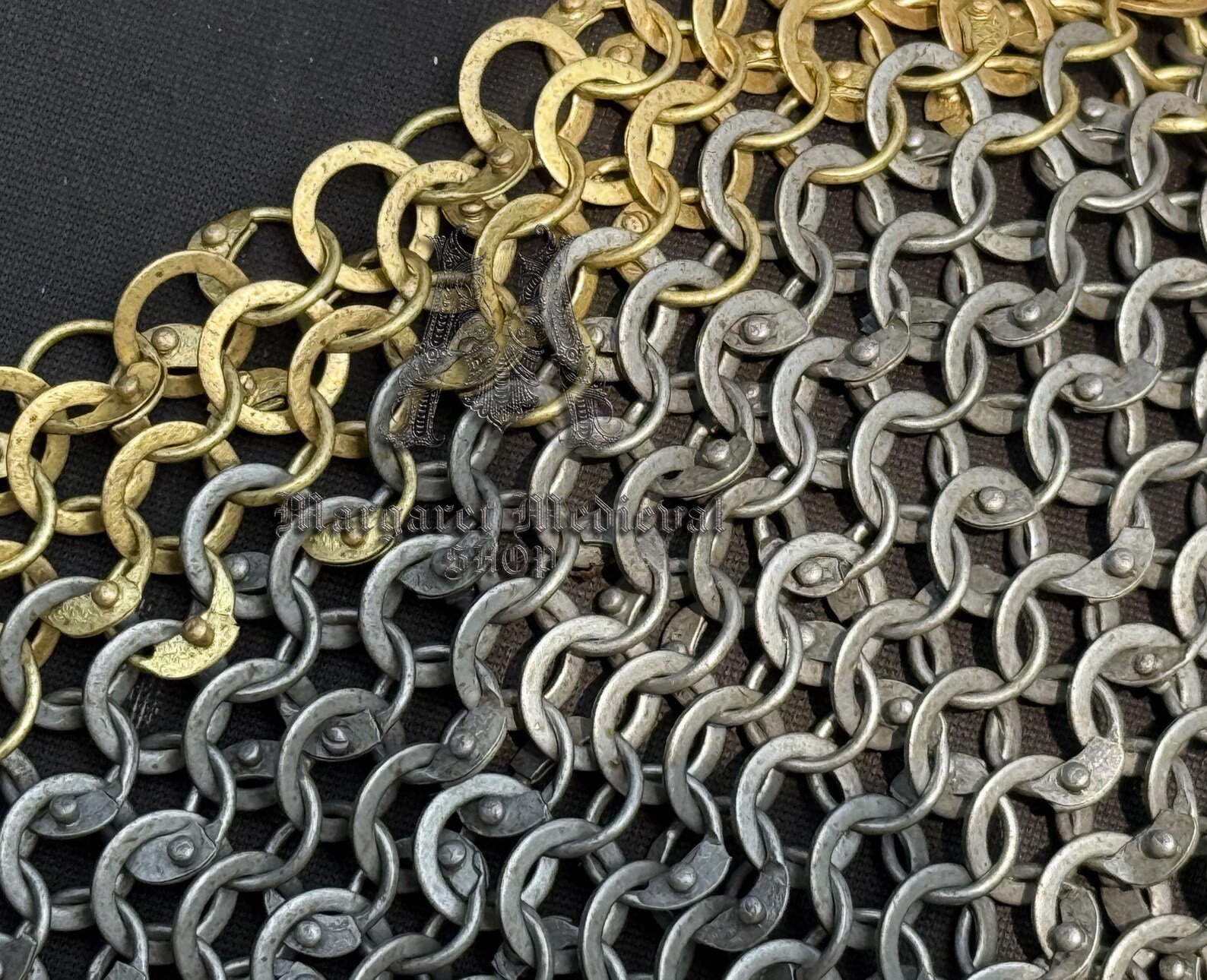 Handmade Mild Steel Chainmail Shirt: Medieval LARP Armor Haubergeon - Etsy