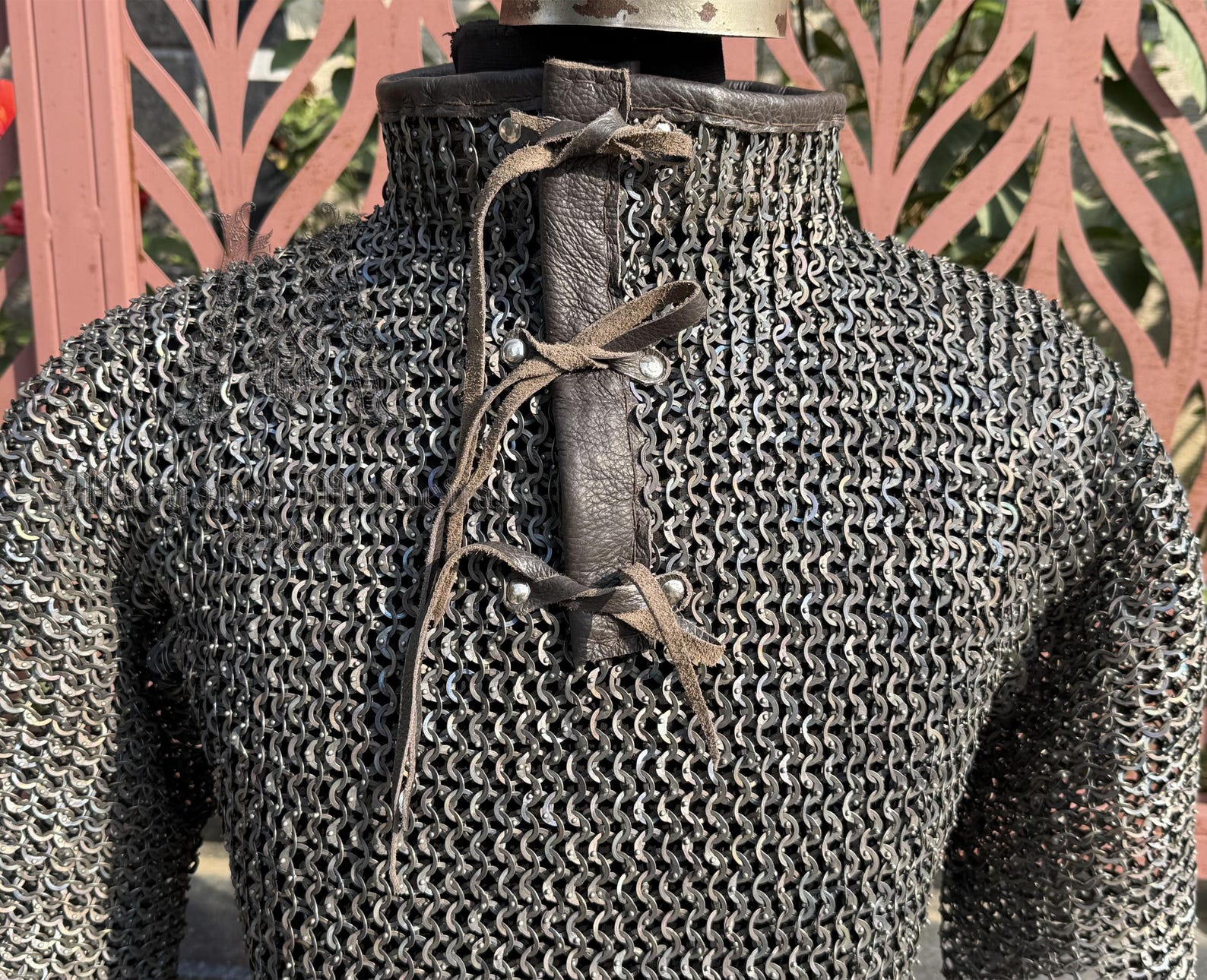 Titanium Chainmail Shirt | Dome Riveted Flat Rings 9mm | Reenactment ...