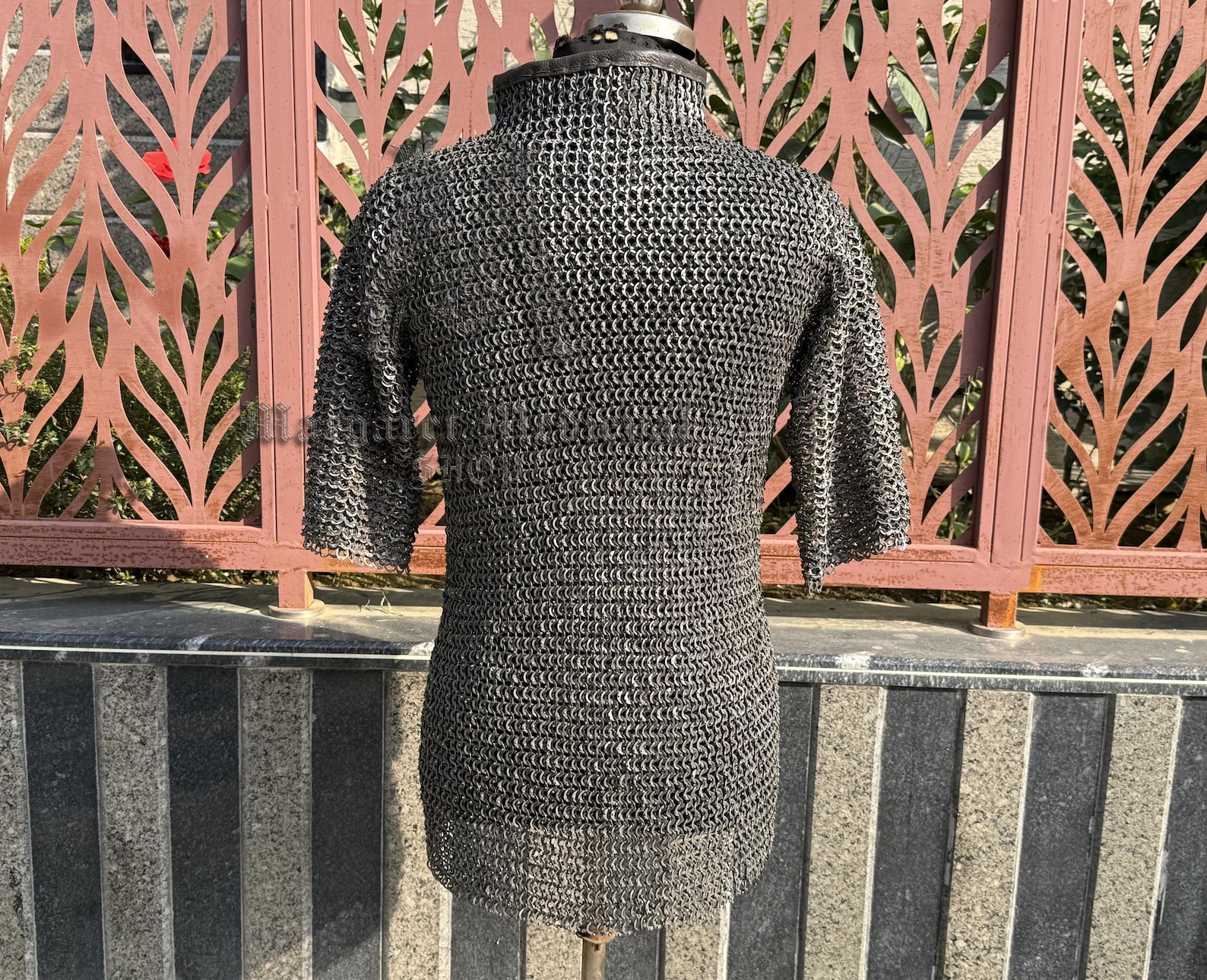 Titanium Chainmail Shirt | Dome Riveted Flat Rings 9mm | Reenactment ...
