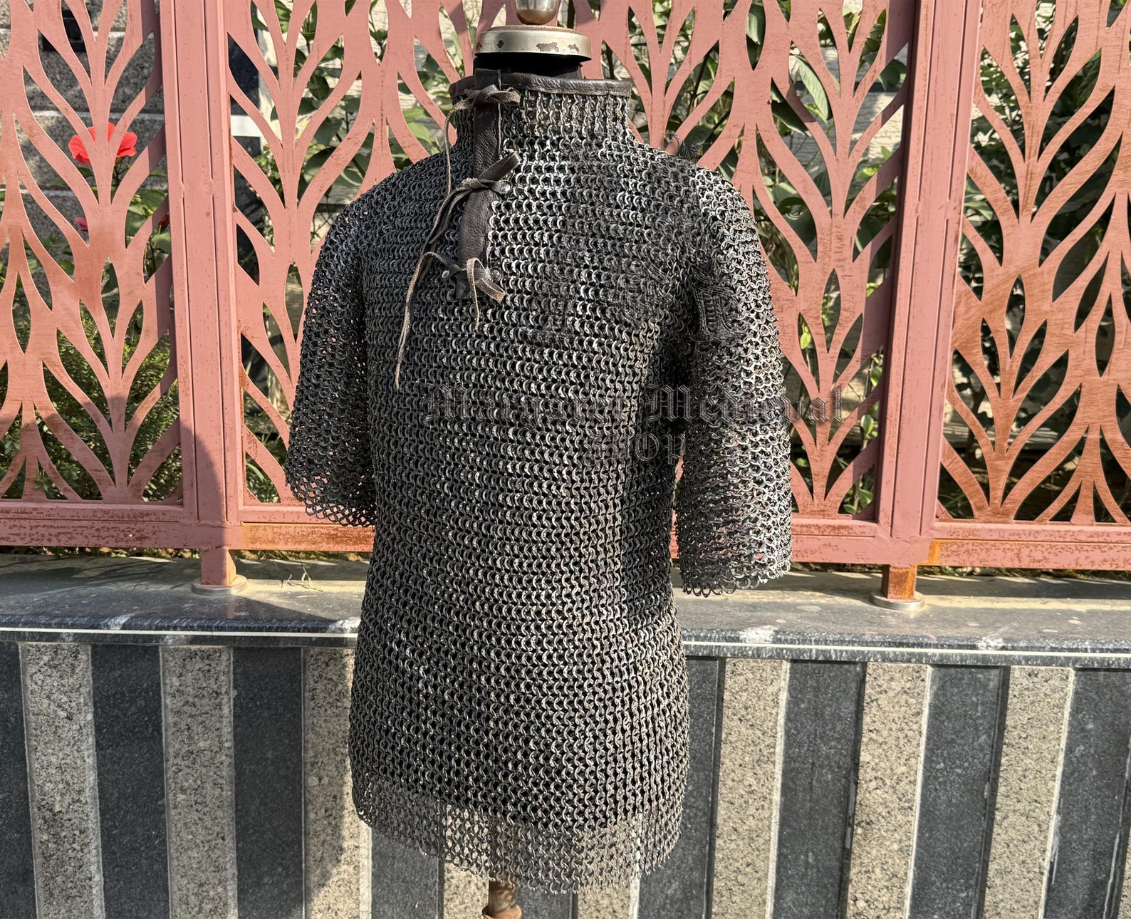 Titanium Chainmail Shirt | Dome Riveted Flat Rings 9mm | Reenactment ...