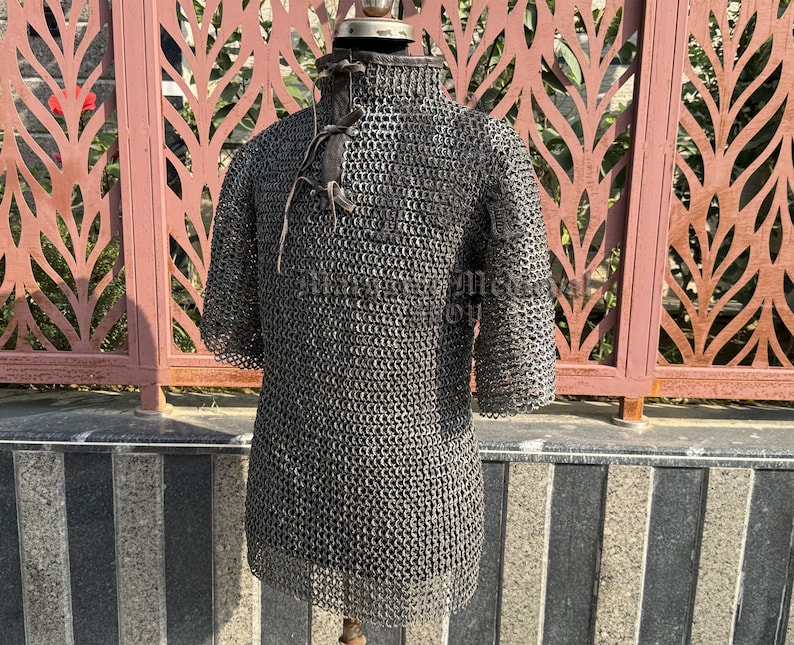 Titanium Chainmail Shirt | Dome Riveted Flat Rings 9mm | Reenactment ...