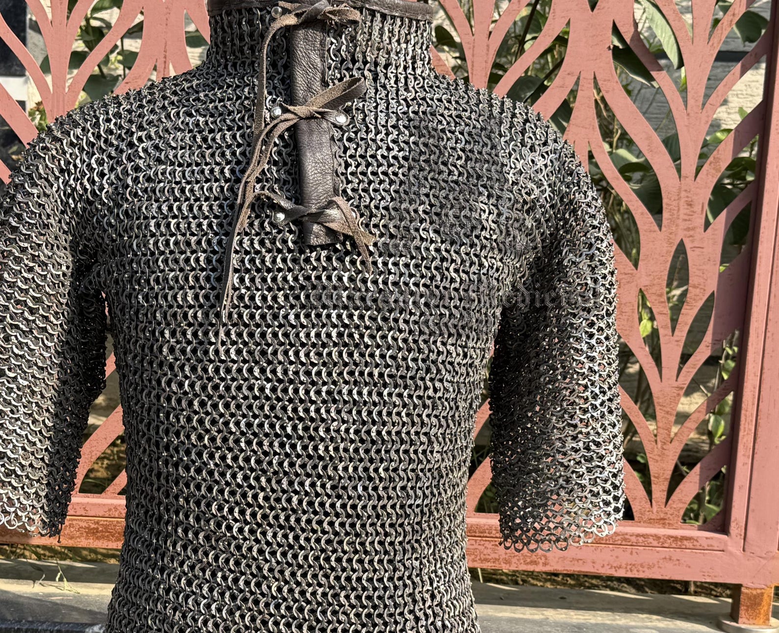 Titanium Chainmail Shirt | Dome Riveted Flat Rings 9mm | Reenactment ...