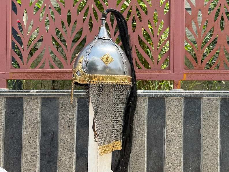 Slavic Chernigov Helmet | Medieval Rus Helmet | Handmade Historical ...