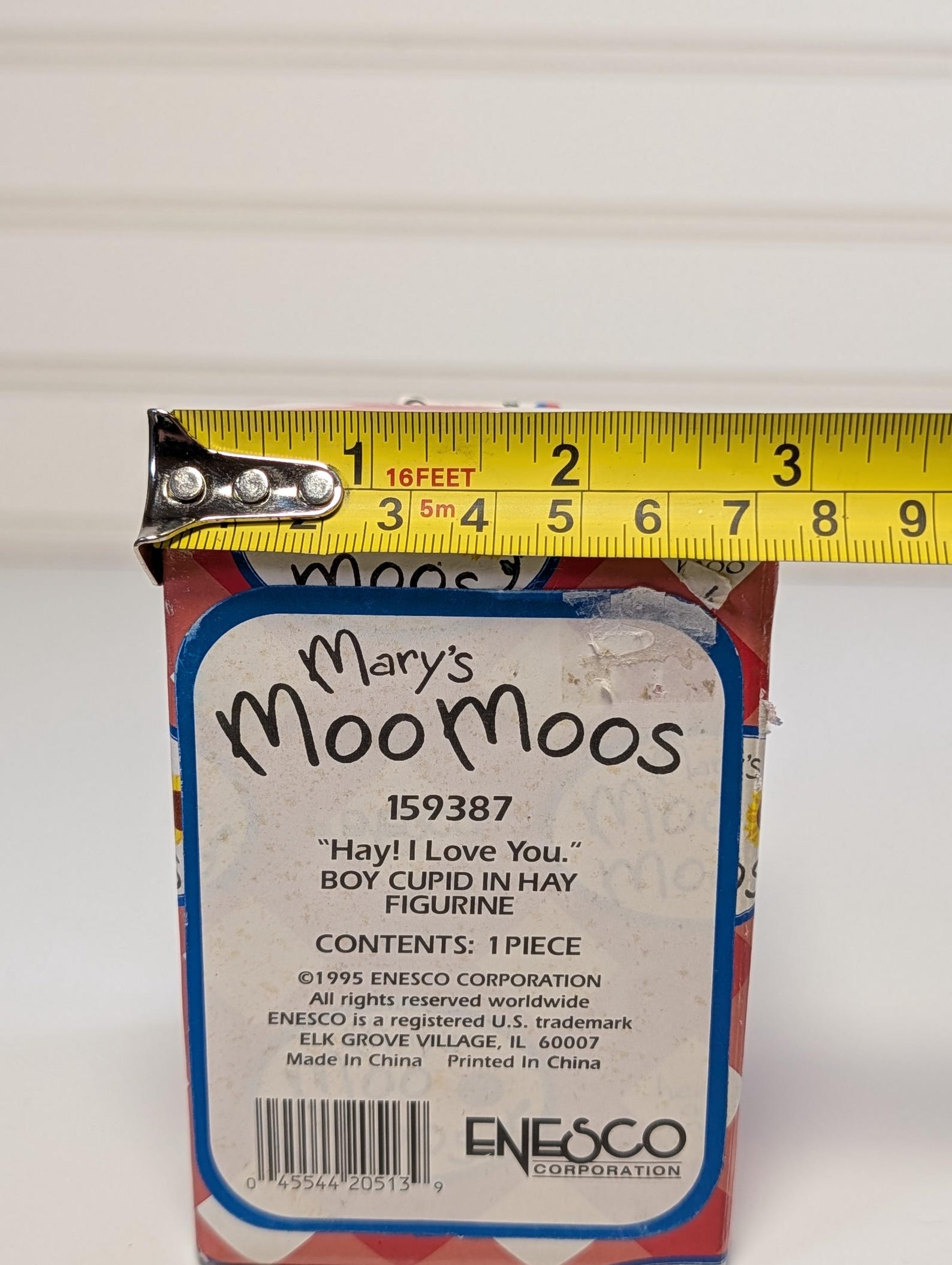 Vintage Mary’s Moo Moos “hay! I Love You” Boy Cupid Figurine (1995 ...