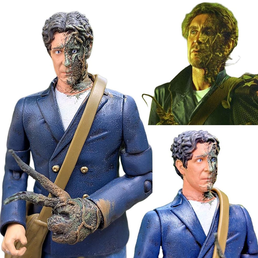 Krynoid 8th Doctor Who Custom Kit Big Finish 5” Classic Figure HEAD ...