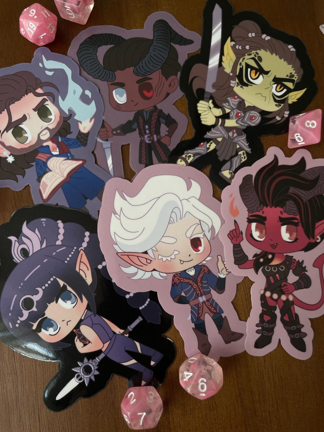 Baldur's Gate 3 Waterproof Sticker Bundle - Perfect for Dnd Fans ...