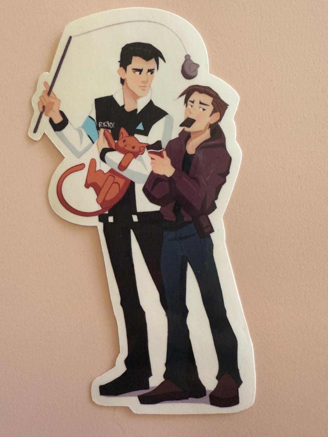 Detroit Become Human Waterproof Sticker Bundle - Connor, Gavin Reed and ...