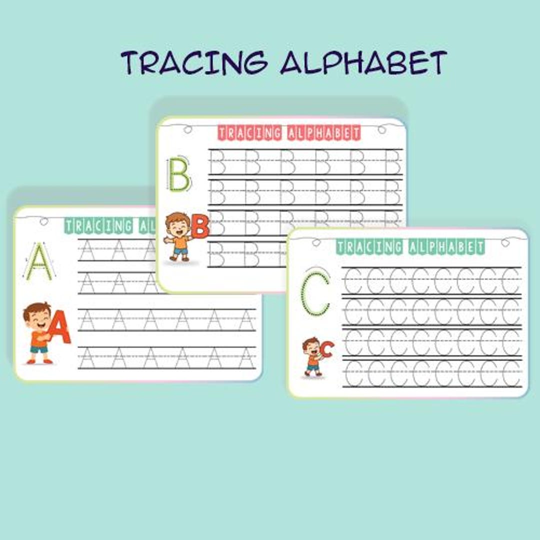 Learn Small Alphabets – Tracing Practice Sheets - Etsy