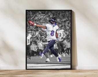 Lamar Jackson Poster: Baltimore Ravens NFL Art (digital Download) - Etsy