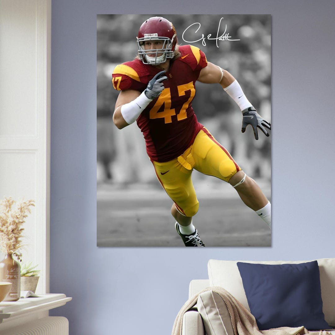 Clay Matthews USC Trojans Poster College Football Linebacker Wall Art ...
