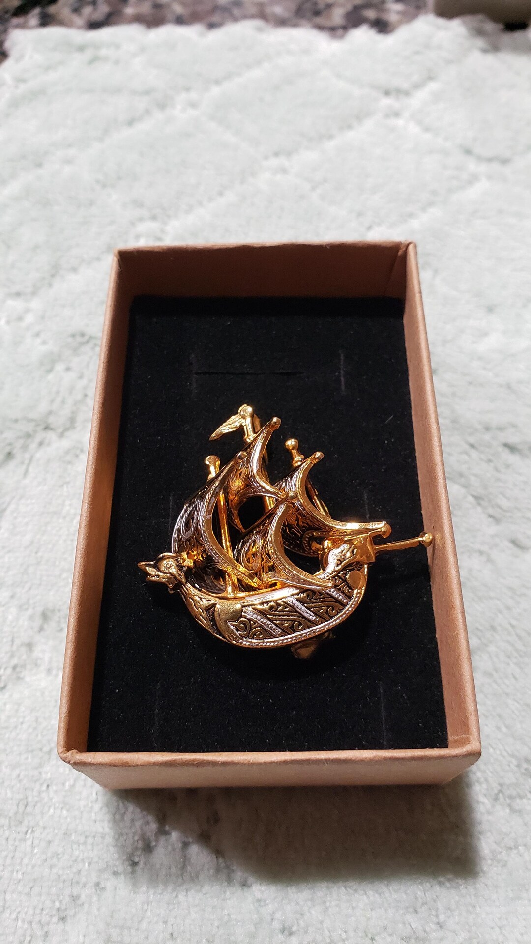 Vintage Swank HMS Ship Brooch Tie Pin Pirate Ship - Etsy