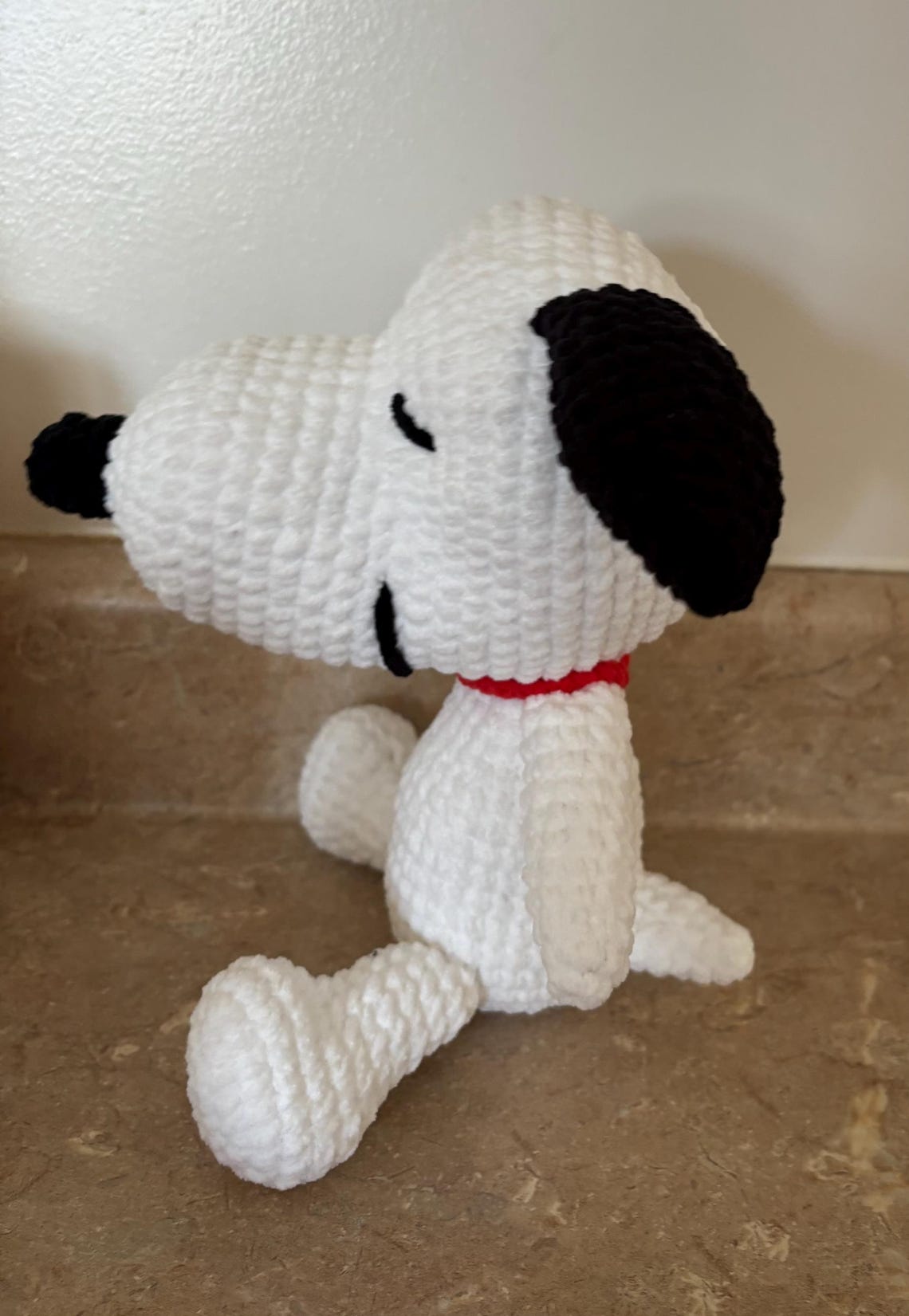 Jumbo Crochet Snoopy Plushie | Handmade Peanuts Character - Etsy