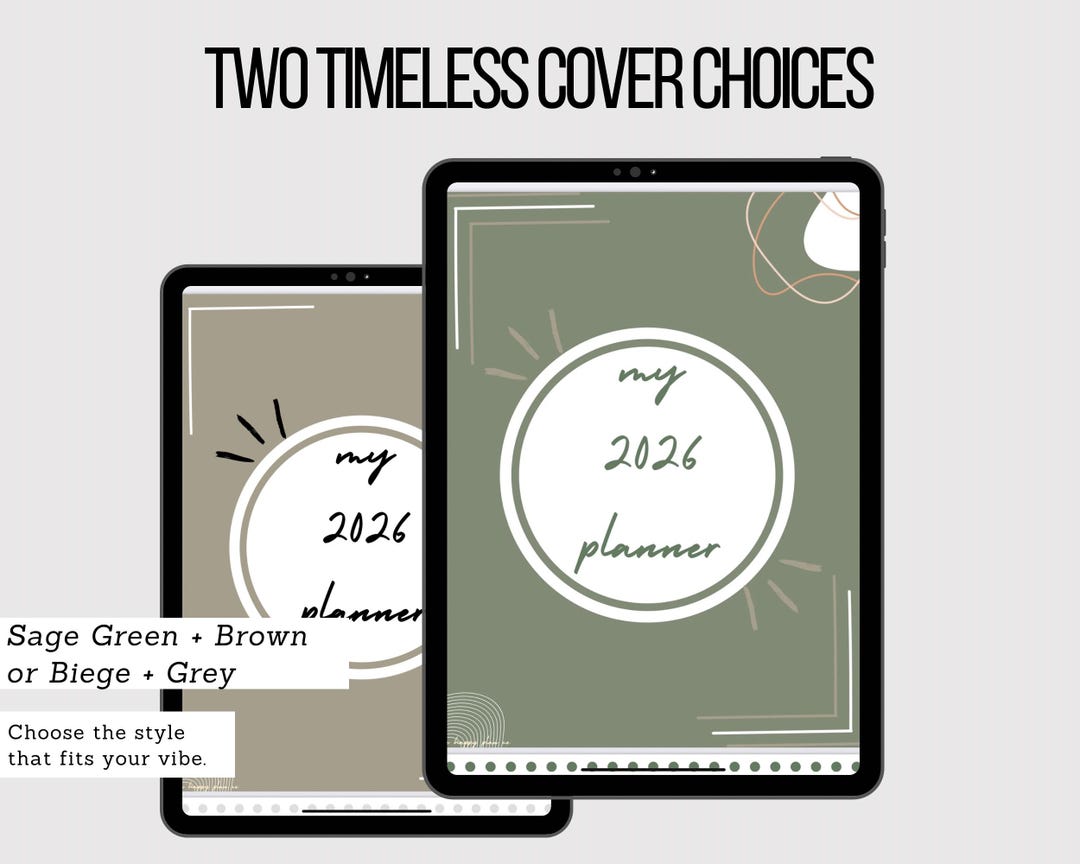 2026 Life Planner | Yearly Calendar, Goal Setting, Weekly & Daily Pages ...