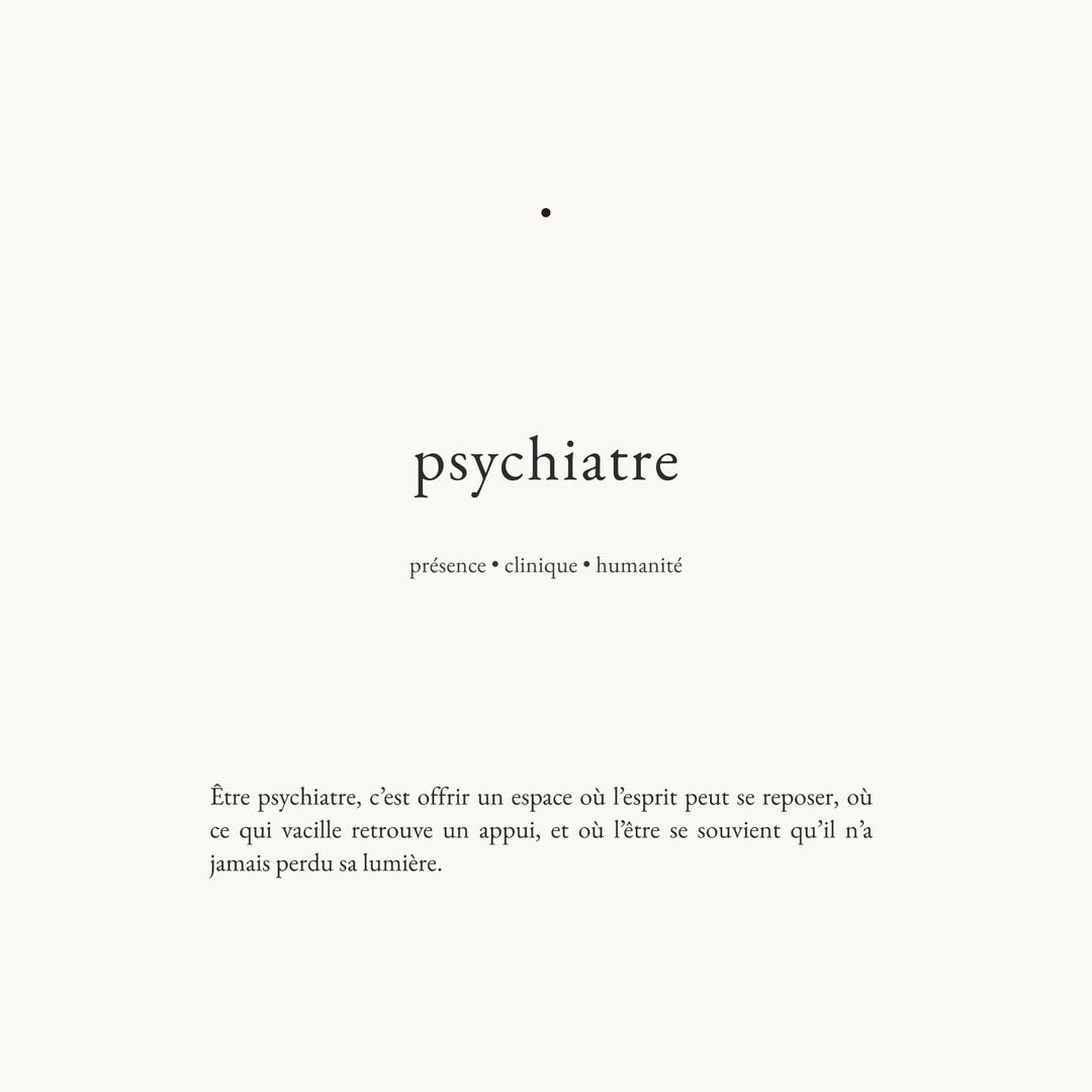 Psychiatrist Definition Poster for Therapy Office, Waiting Room and ...